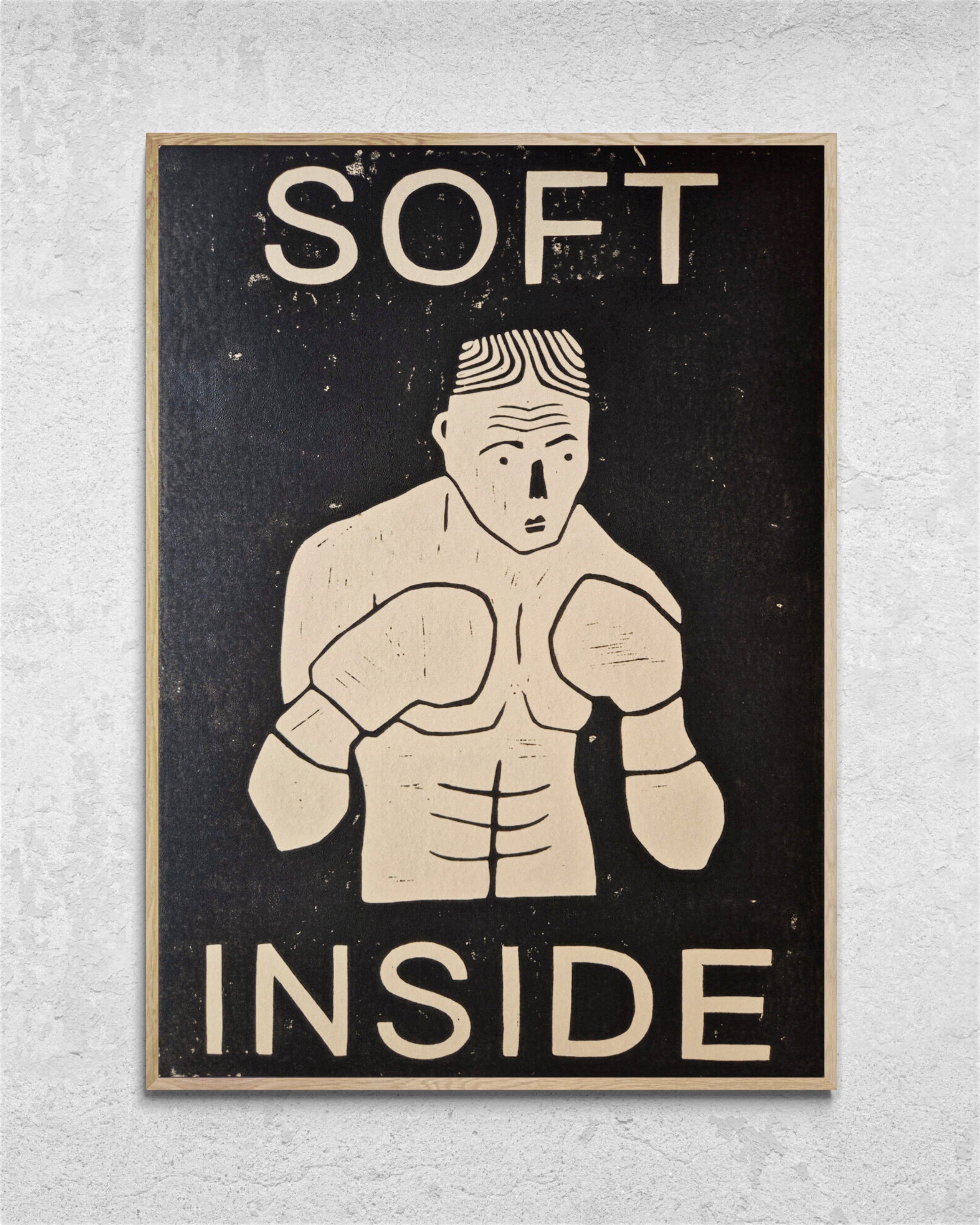 "Soft Inside" Limited Edition Linocut – Tuyo.Art